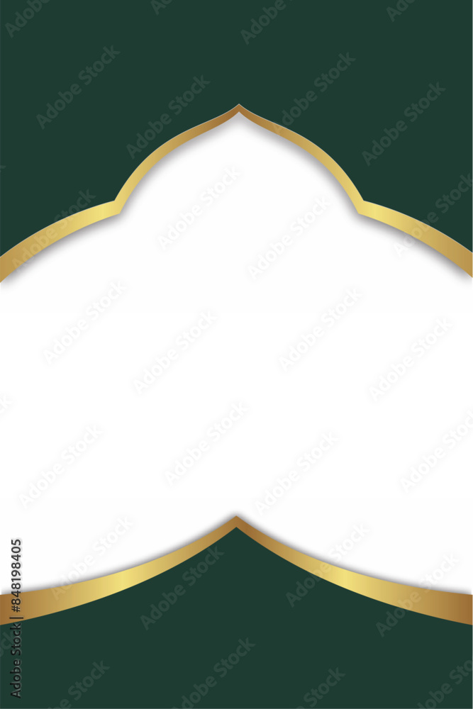luxury dark green and gold template isolated on white,desaign template ...