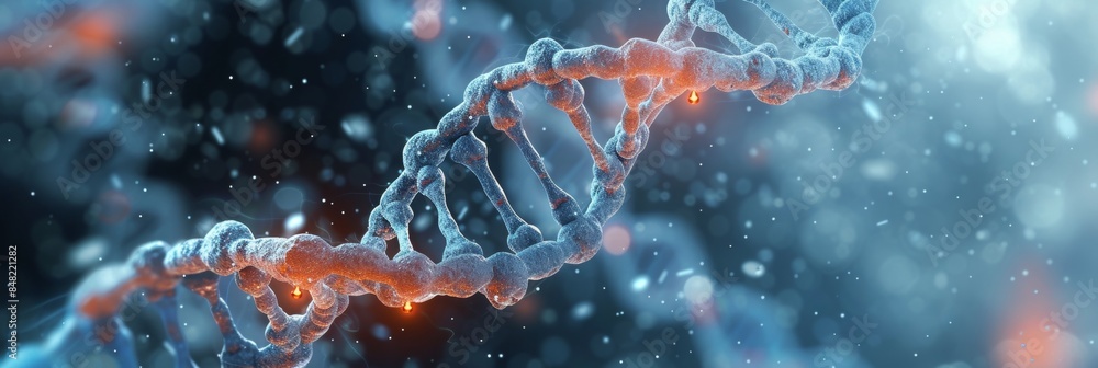 Human DNA spiral structure viewed with electron microscope Stock Photo ...