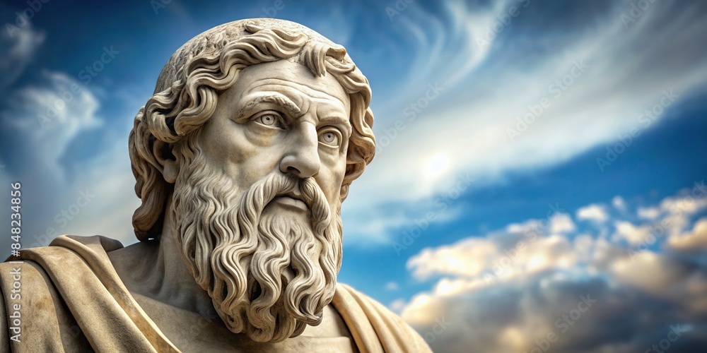 of the sculpture of ancient Greek philosopher Plato , Plato, sculpture ...