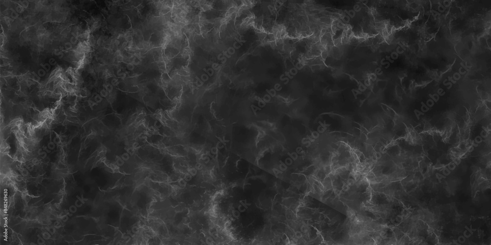 Abstract design with smoke on gray overlay effect. Black texture ...