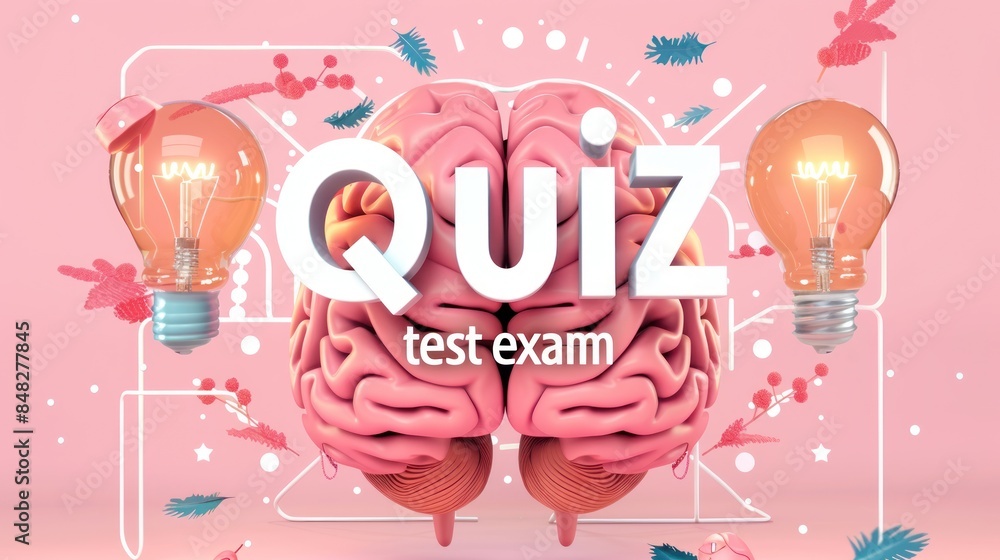 Quiz, test, exam, assessment. Quiz concept. Quiz time Stock ...