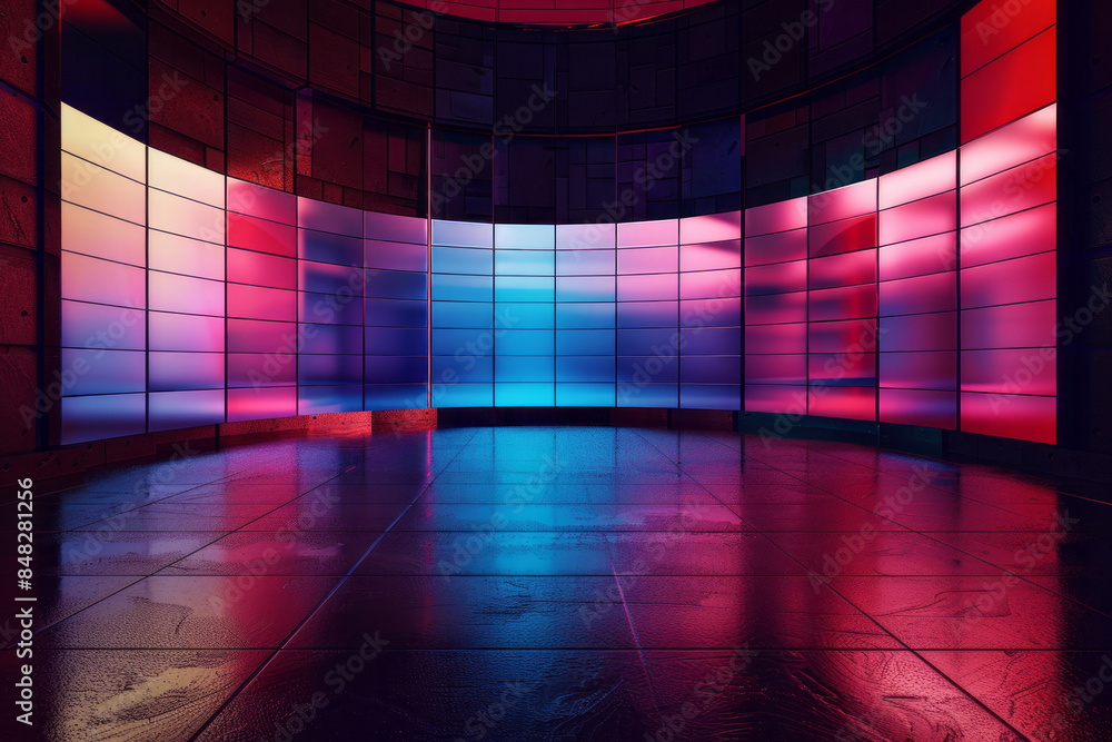 Chroma Studio TV Screen A virtual color background or multiple color ...