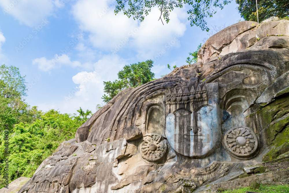 Unakoti a hindu archaeological site of bas relief structures from the ...