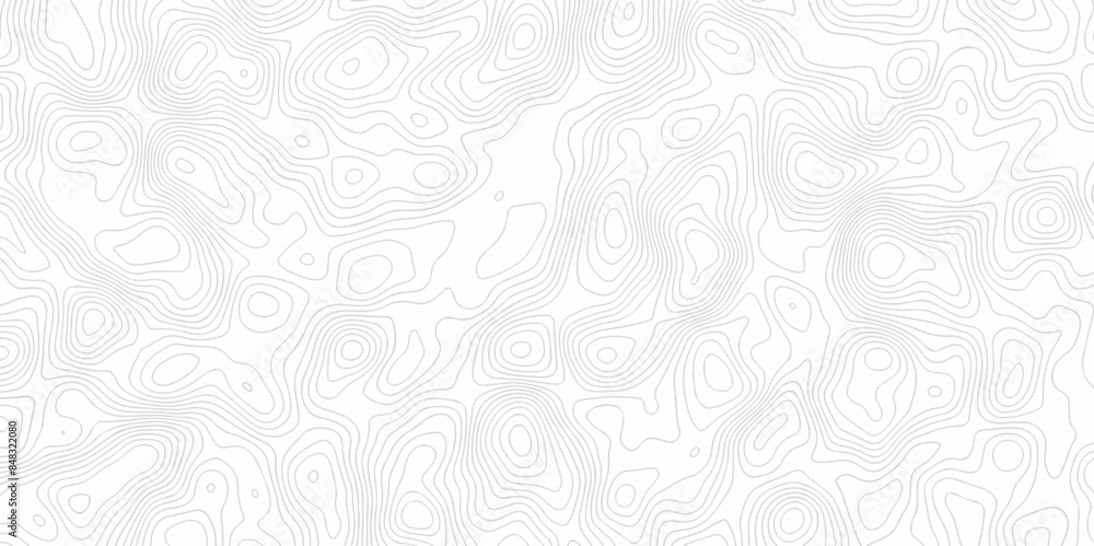 Vector black and white diagram Topographic contour map lines. Seamless ...