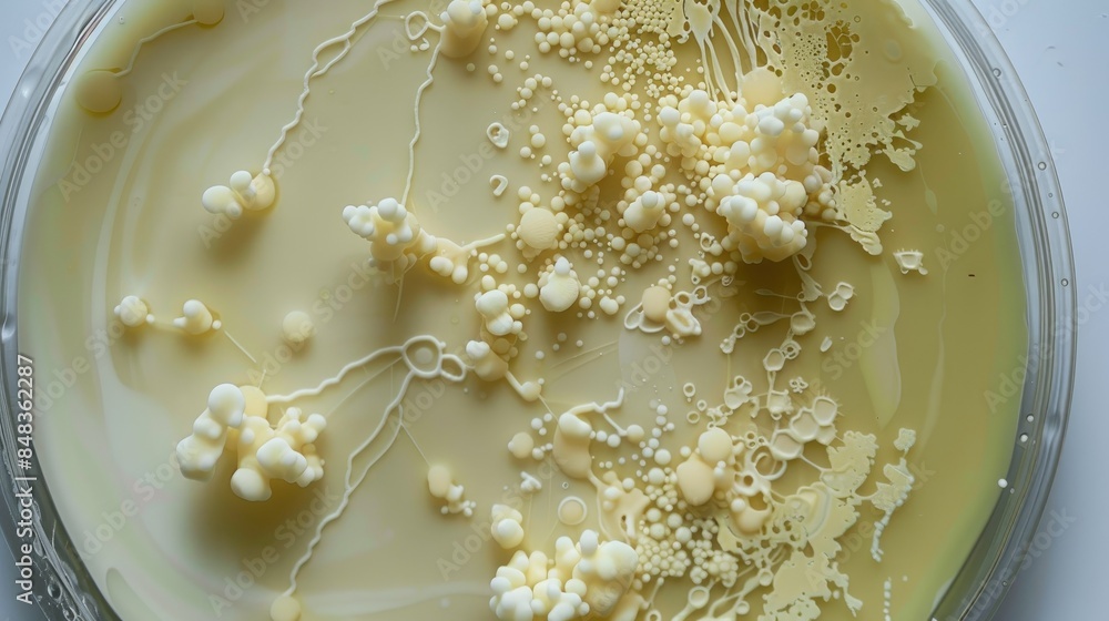 Growth of Corynebacterium diphtheriae bacterial colonies on MacConkey ...