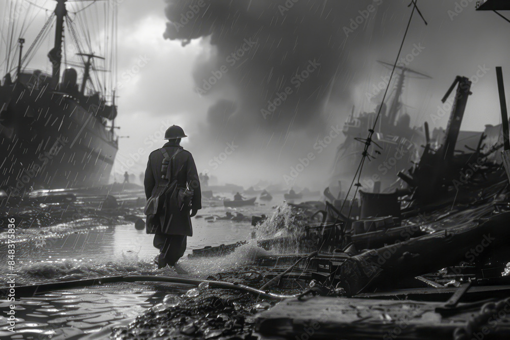 Photo & Art Print "Dunkirk: The Brave Heroism of WW2 Soldiers Captured ...