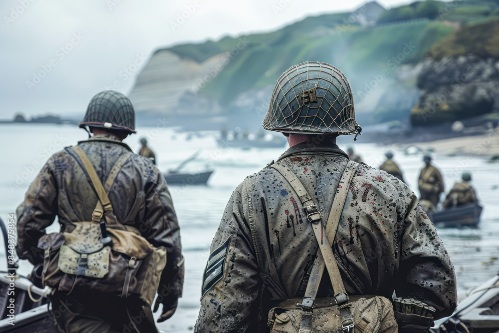 "Normandy's Valor: Honoring the Bravery and Sacrifice of World War II ...