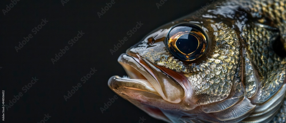 Bass fish known for its size and sporting value, found in lakes and ...