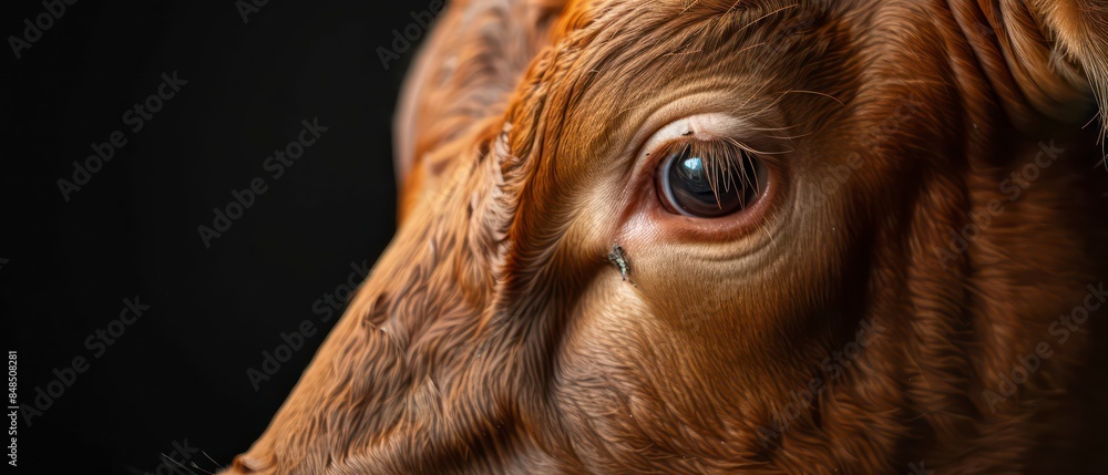 Bull male bovine known for strength and dominance in cattle herds ...