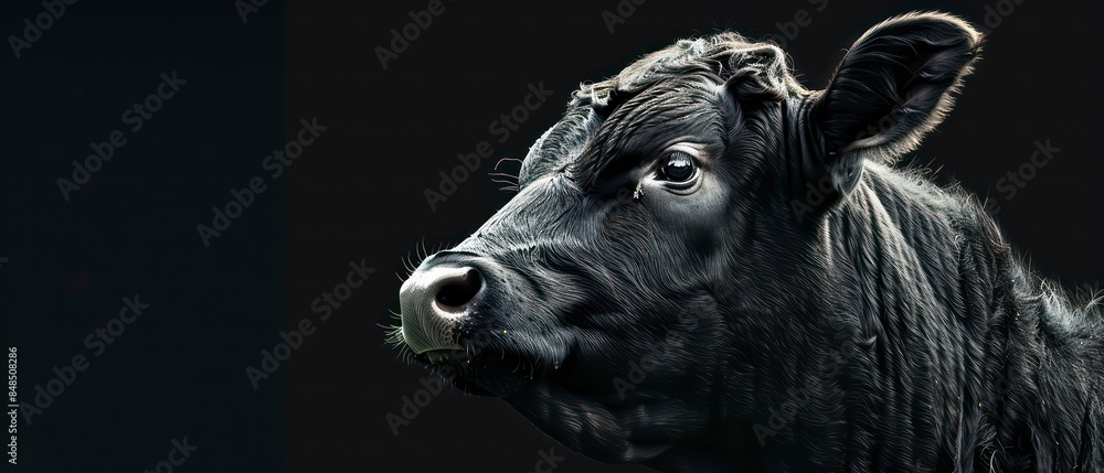 Bull male bovine known for strength and dominance in cattle herds ...