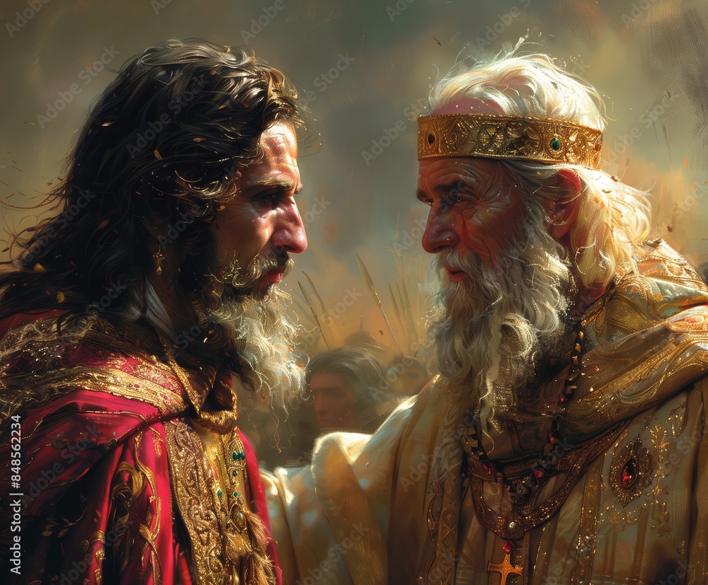 Trusting God Over Human Strength: Embracing Compassion and Faith Stock ...