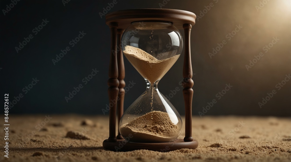Time Lapse Desert, Sand Dunes Shifting, Old Pocket Watch in Sand ...