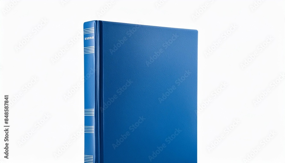 blue book cover front isolated standing vertical transparent background ...