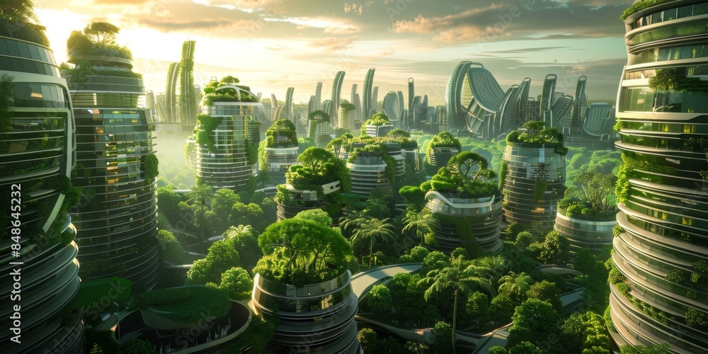 Green Energy Infrastructure, Sustainable Development, Modern renewable ...