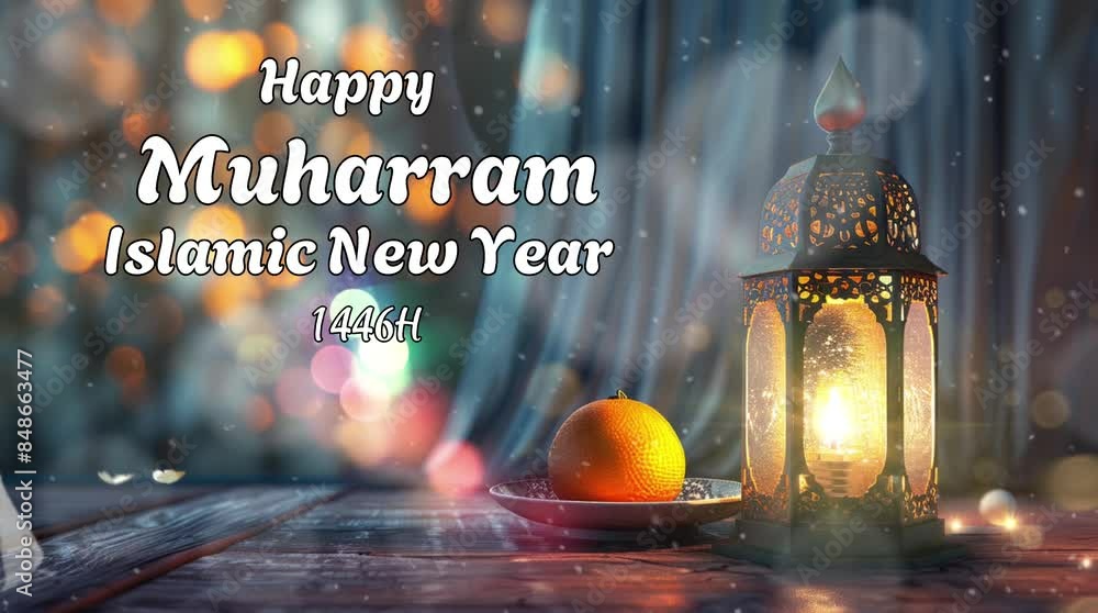 HAPPY MUHARRAM ISLAMIC NEW YEAR 1446H, islamic background video ...