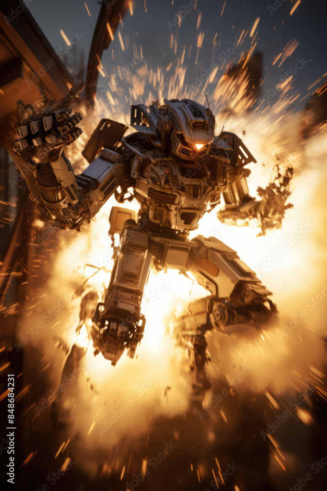 ロボット, サイボーグ, マシーン, 爆発, 火, 炎, 事故, 爆発するロボット, 爆発するサイボーグ, 機械, 破壊, robot ...