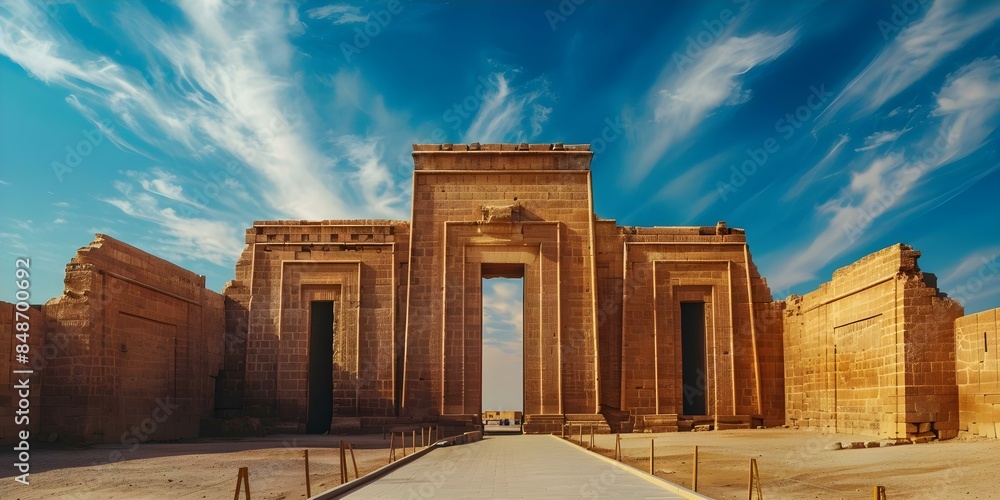 Babylons gardens in Iraq were a marvel of ancient engineering. Concept ...