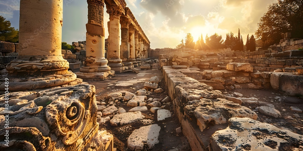 Observing Jewish Temple Ruins on Tisha B'Av, the Ninth Day of Av ...