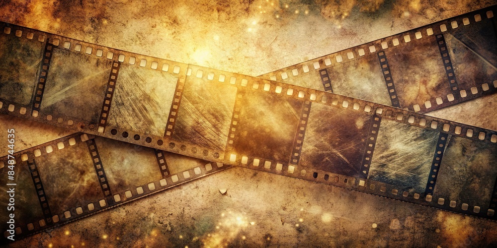 Grainy memories captured with old film texture and dust, nostalgia ...