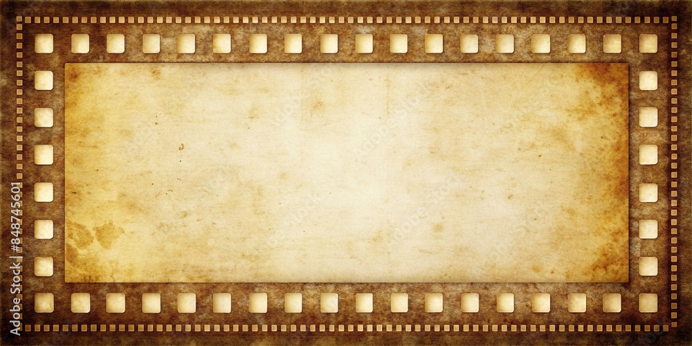 Vintage film frame overlay on background, perfect for adding a retro ...