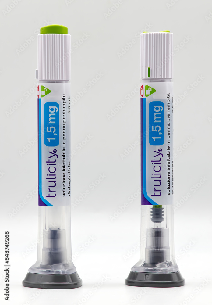 Bologna - Italy - June 6, 2024: Trulicity, once-weekly injectable ...