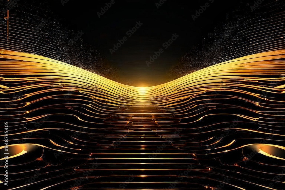 AI Image Generator, Mesmerizing Data Visualization Stock Illustration ...