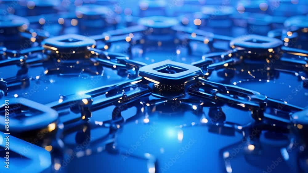 The smooth integration of multiple blocks symbolizes the seamless ...