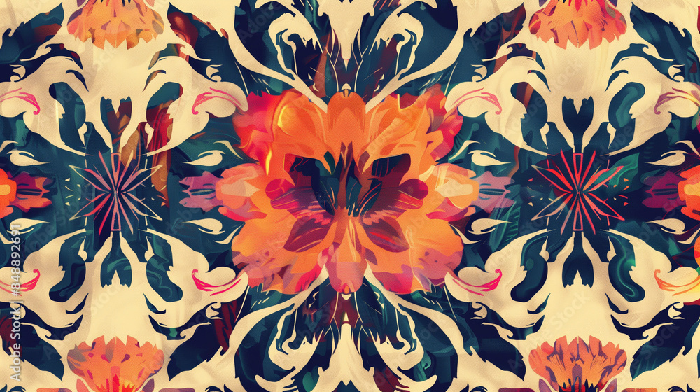 An innovative approach to designing floral motifs in the ikat style ...