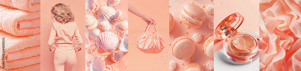 Inspiring fashion mood board. Aesthetic wallpaper for social media ...