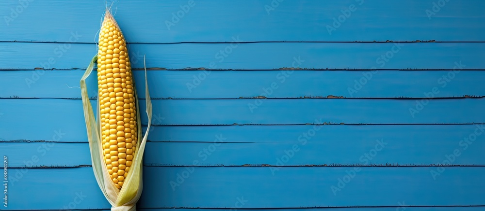 Minimalist art featuring a creative corn wall painting inspired by ...