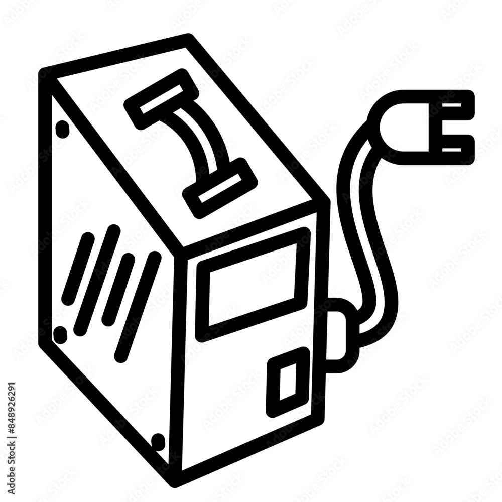 Voltage Stabilizer Icon Stock Vector | Adobe Stock