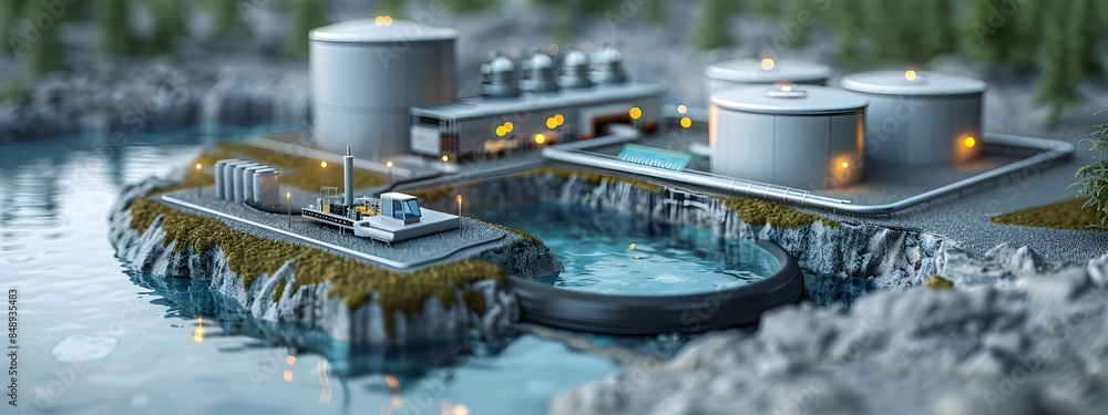 Futuristic of a Geothermal Microgrid Powering a Sustainable Energy ...