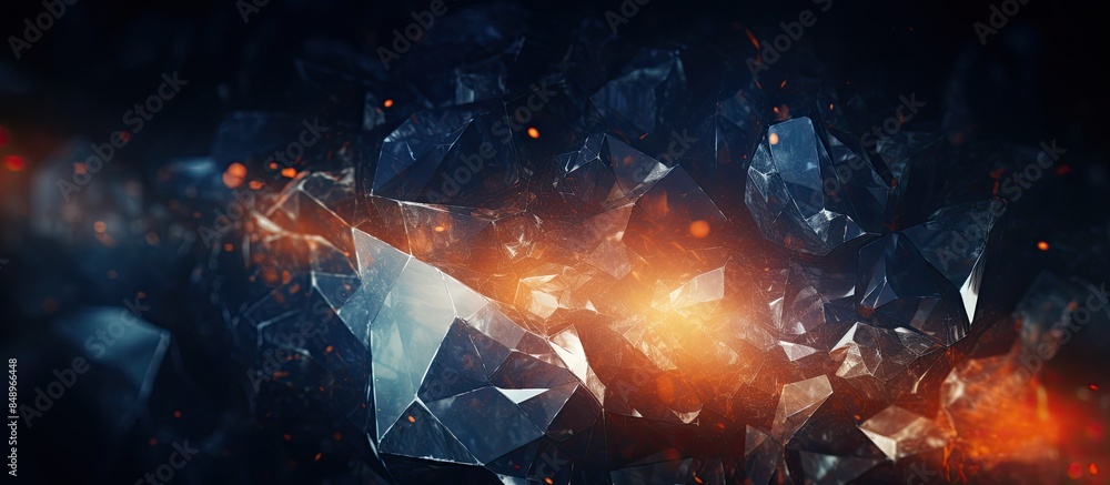 Dark shattered distressed background with smudges and scratches ...