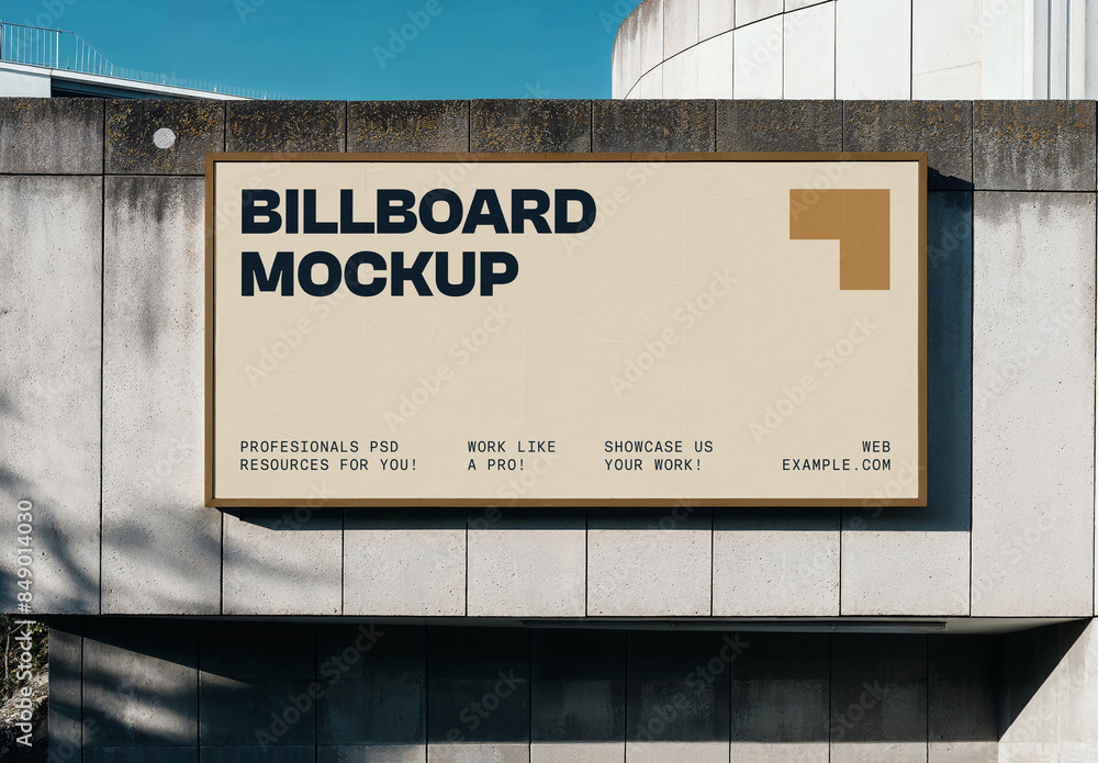 Plakatwand Vorlage Psd