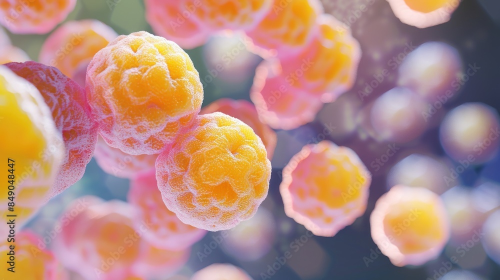 Streptococcus Pyogenes Bacteria 3d Computer Illustration Of
