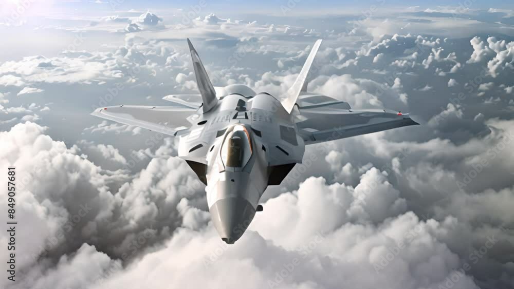 A fighter jet shoots a missile into the sky. with the speed of the ...