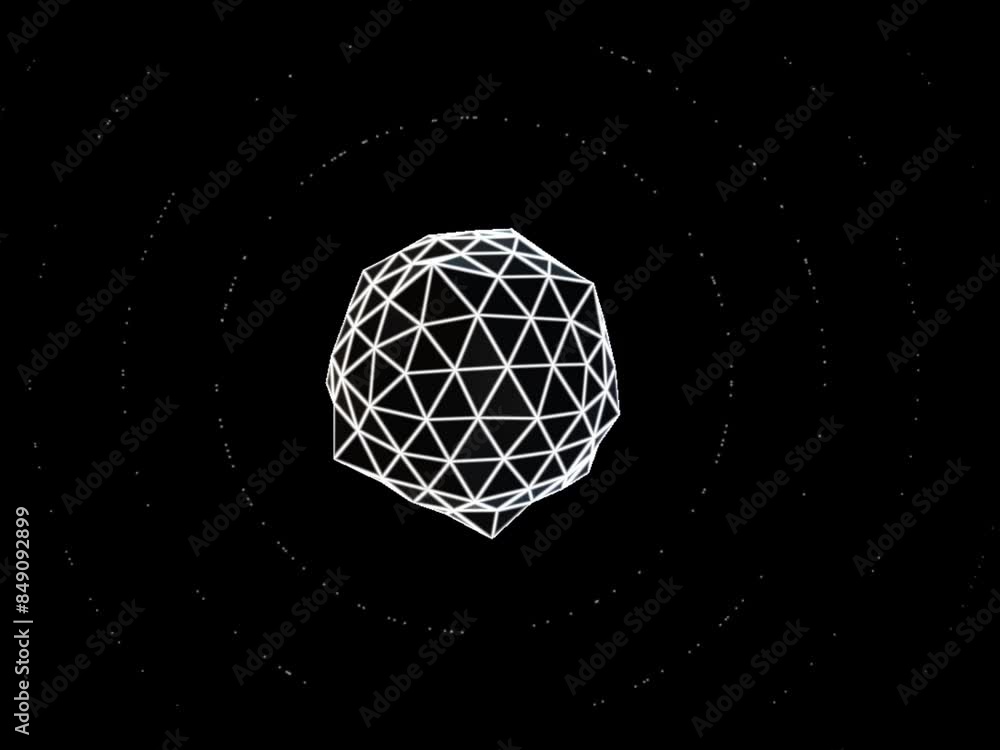 Abstract electronic audio spectrum background a collection of triangles ...