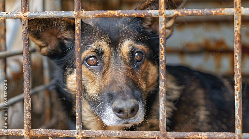 Witness the heartbreaking sight of stray homeless dogs in animal ...