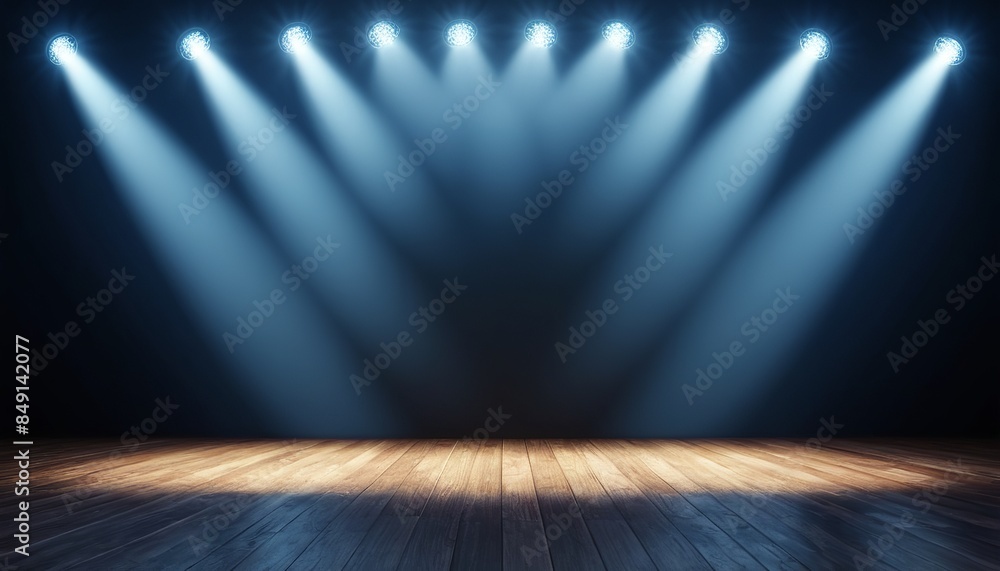 Dazzling Spotlight Background for Product Displays Stock Illustration ...