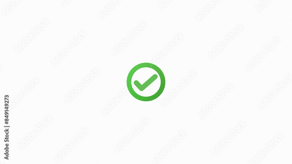 Green Select tick icon, check mark icon, Check mark logo, Approved icon ...