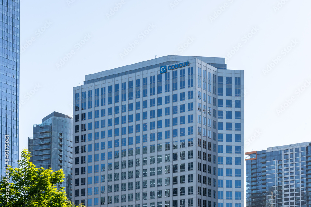 Bellevue, WA, USA - June 15, 2023: SAP Concur headquarters in Bellevue ...