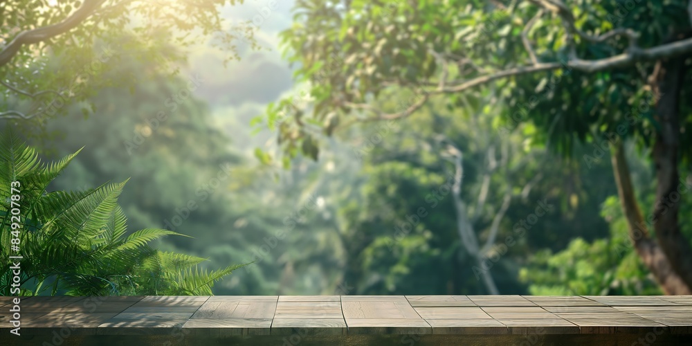 Wildlife Observation Deck Scenic blurred background image of a wildlife ...