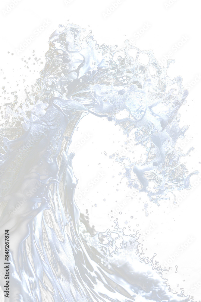 water splash. Transparent background PNG. Crashing wave. White splash ...