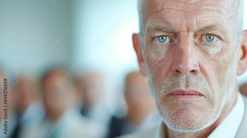 An 8K resolution photograph showcasing a CEO giving a motivational ...