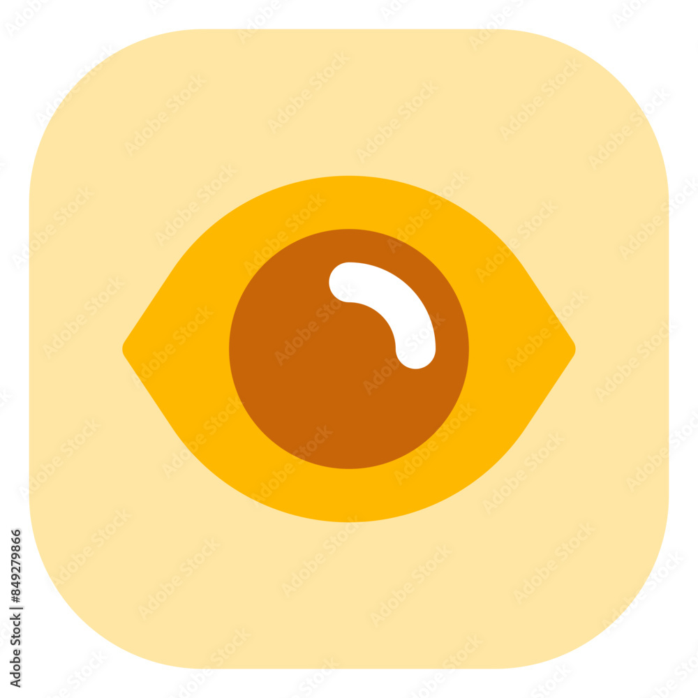 Editable vector show password eye visibility icon. Part of a big icon ...
