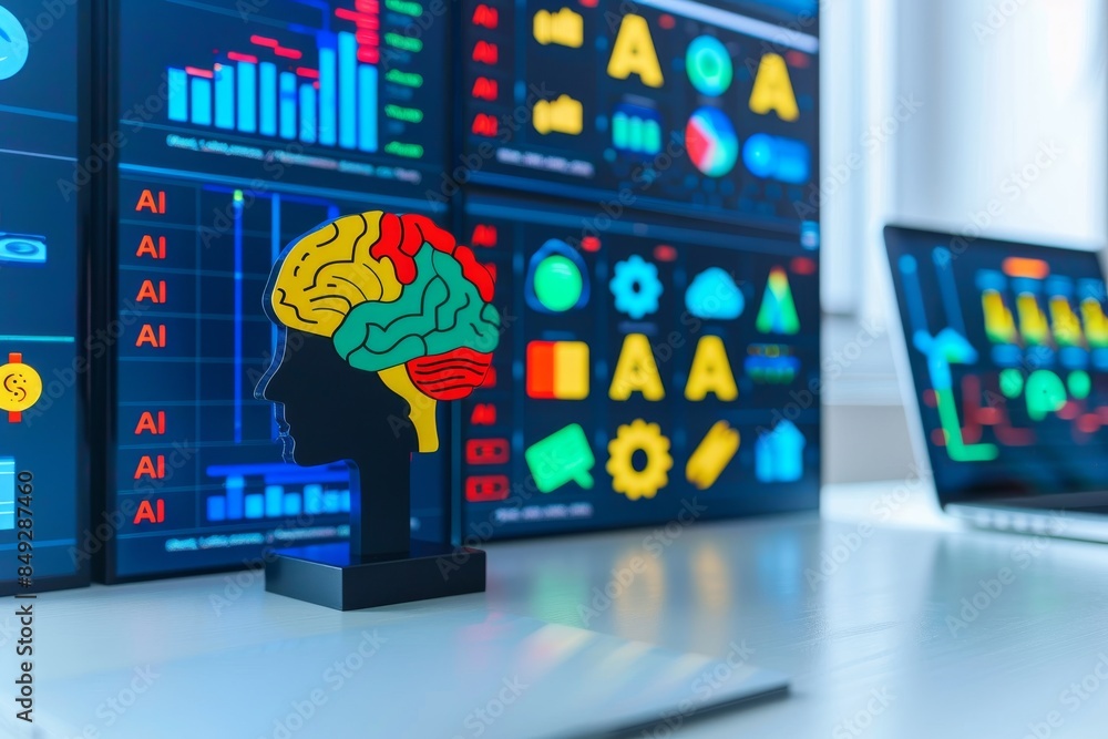 AI Dashboard with Data Visualization, Advanced Technology in Artificial ...