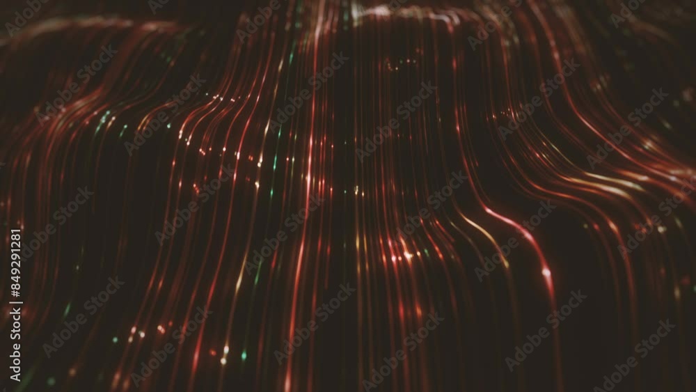 Abstract Flowing Lines Background/ Animation of an abstract background ...