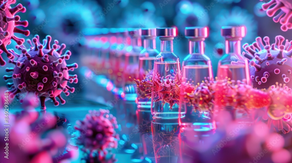 Capture the essence of cutting-edge medical technology with an artistic ...