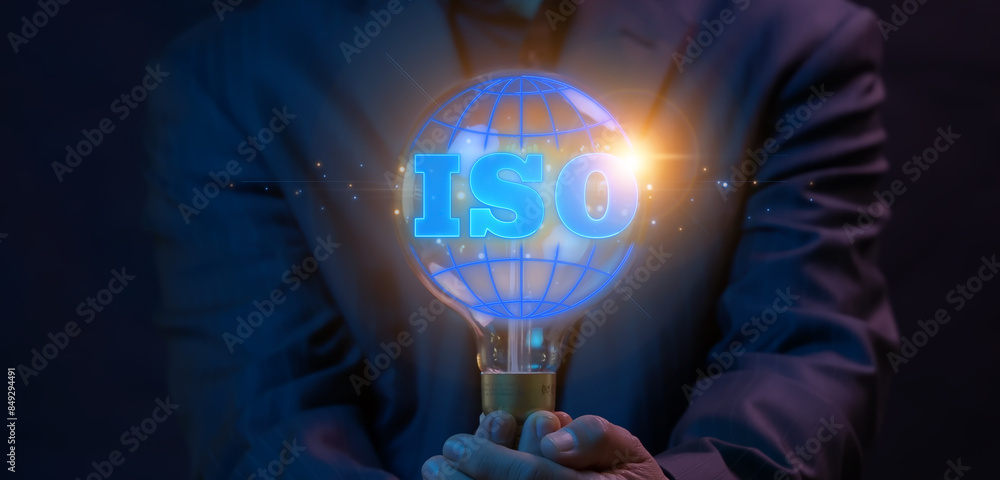 ISO icon. International Organization for Standardization sign and ...