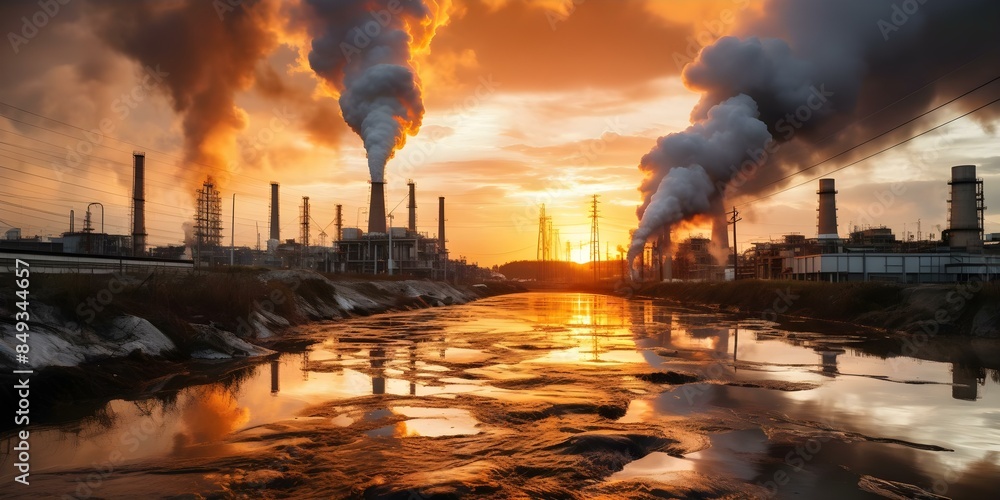 Impact of Industrial Waste and Sewage Discharge on River Pollution and ...